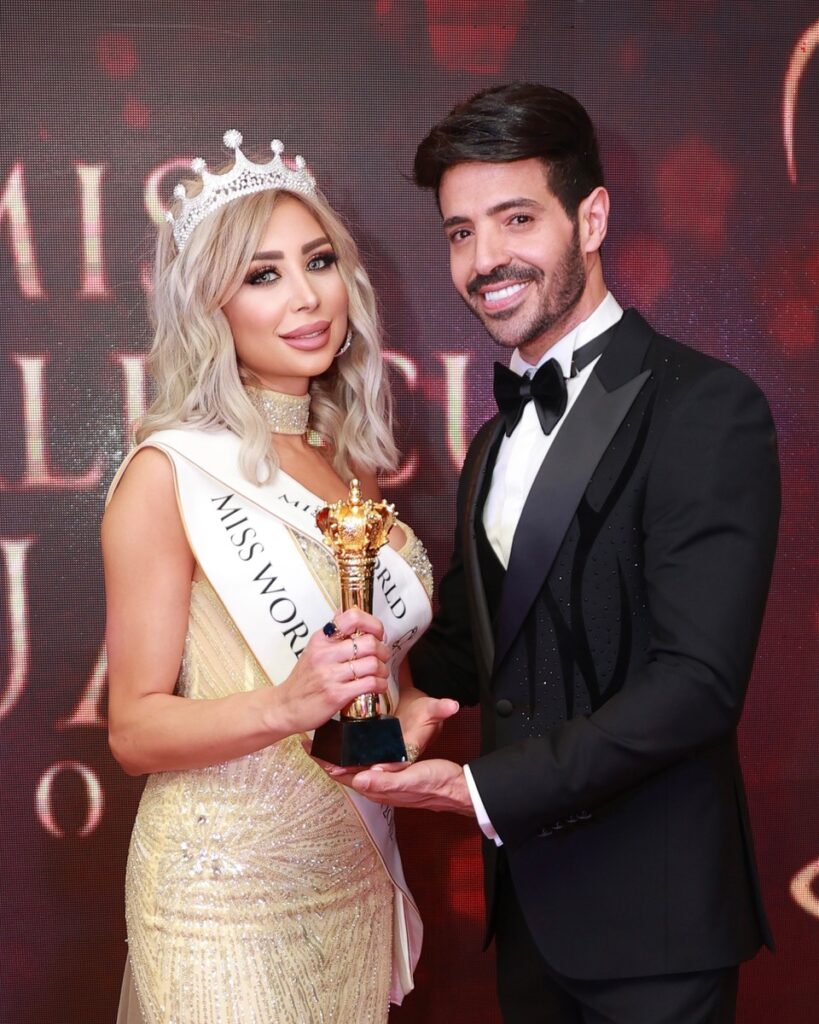 Mr.Dubai, Yasser Elnaggar, succeeds in organizing the Miss World Cup ...